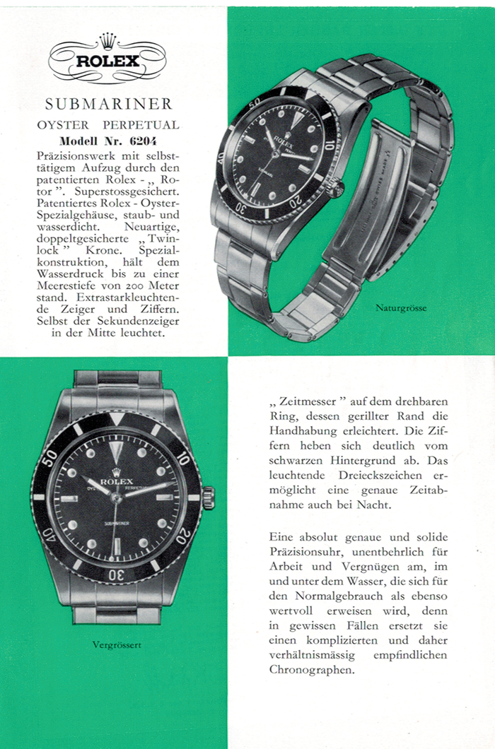 Vintage Rolex Brochures & Literatature | Rolex Vintage Information